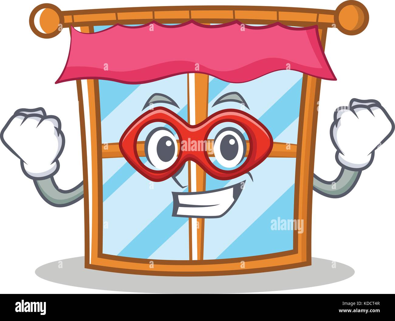 Super hero windows character cartoon style Stock Vector Image & Art - Alamy