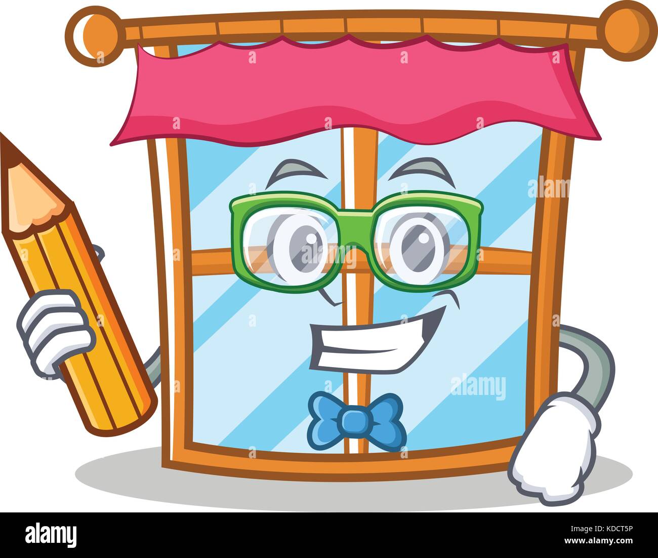 Student windows character cartoon style Stock Vector Image & Art - Alamy