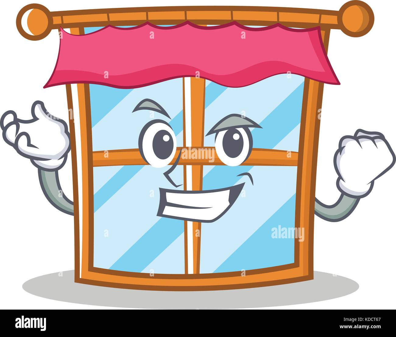 Window smile house exterior Stock Vector Images - Alamy