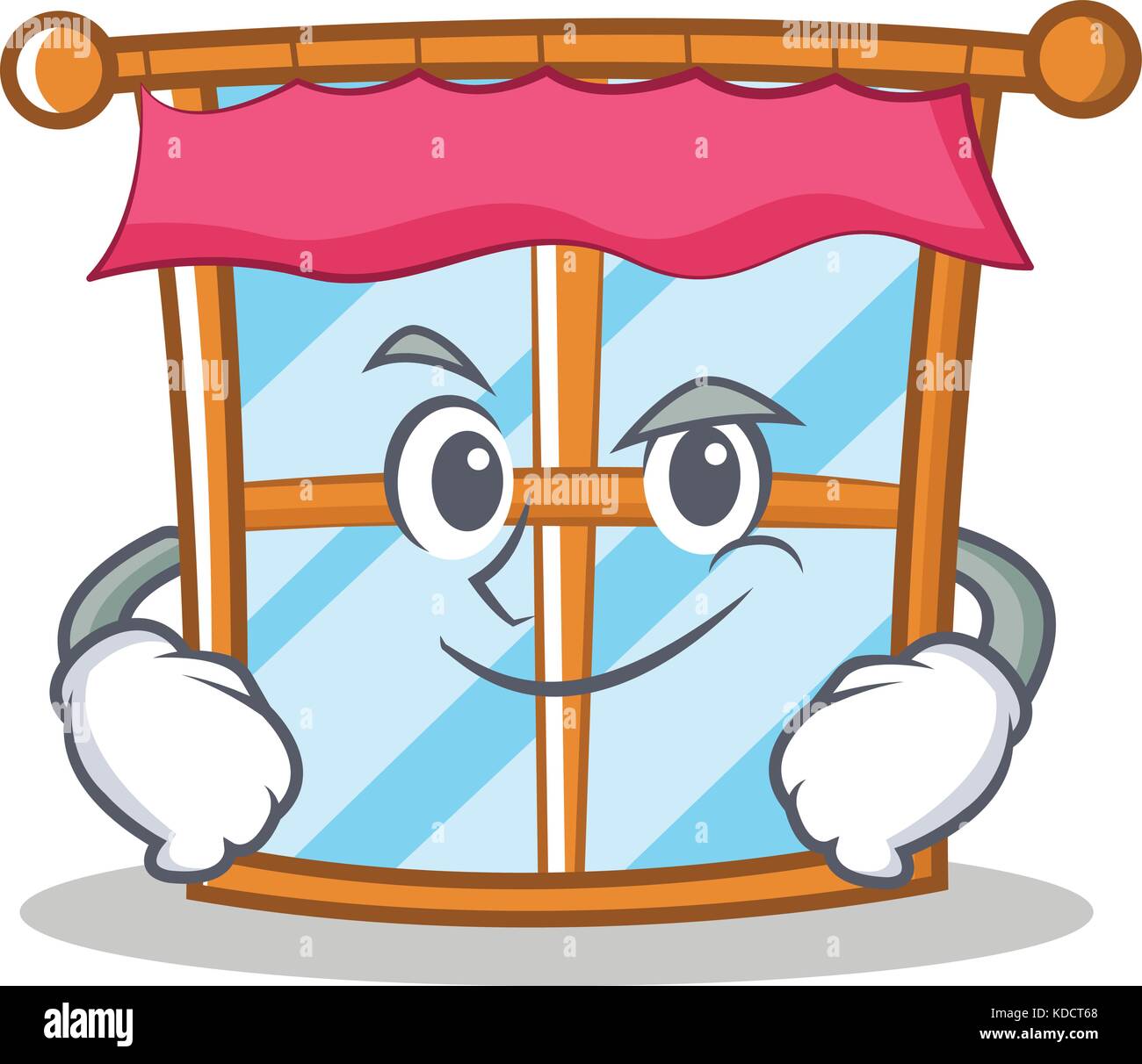 Smirking windows character cartoon style Stock Vector Image & Art - Alamy