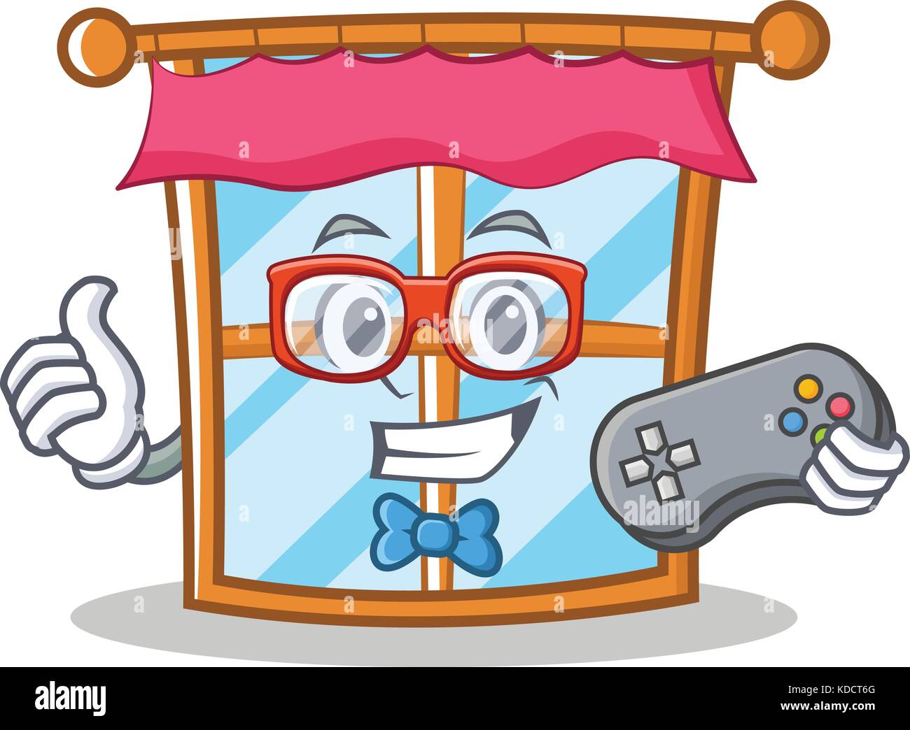 Gamer windows character cartoon style Stock Vector Image & Art - Alamy
