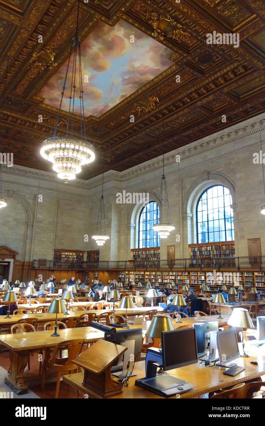 The New York City Public Library USA Book Stock Photo - Alamy