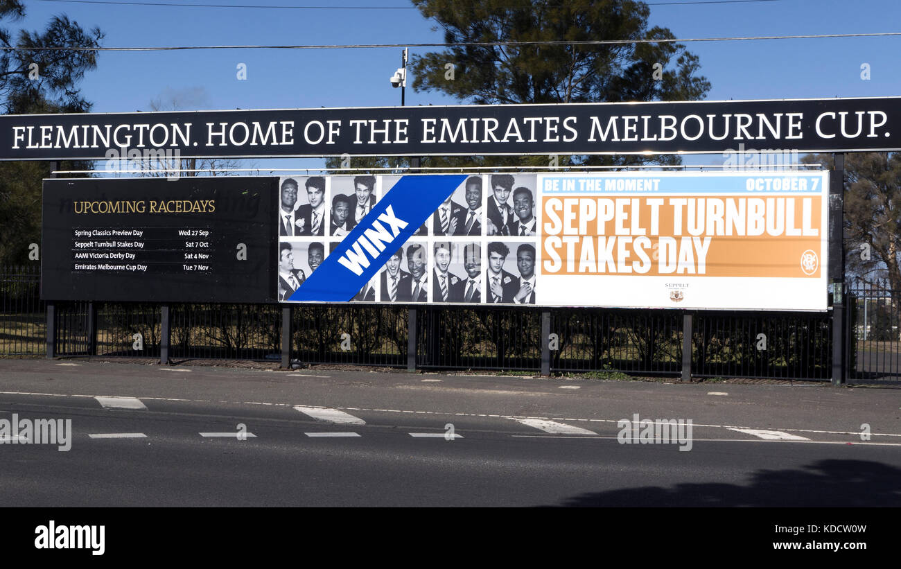 Flemington racecourse hi-res stock photography and images - Alamy