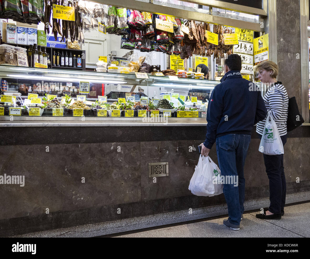 Queen street cooked food market hi-res stock photography and images - Alamy