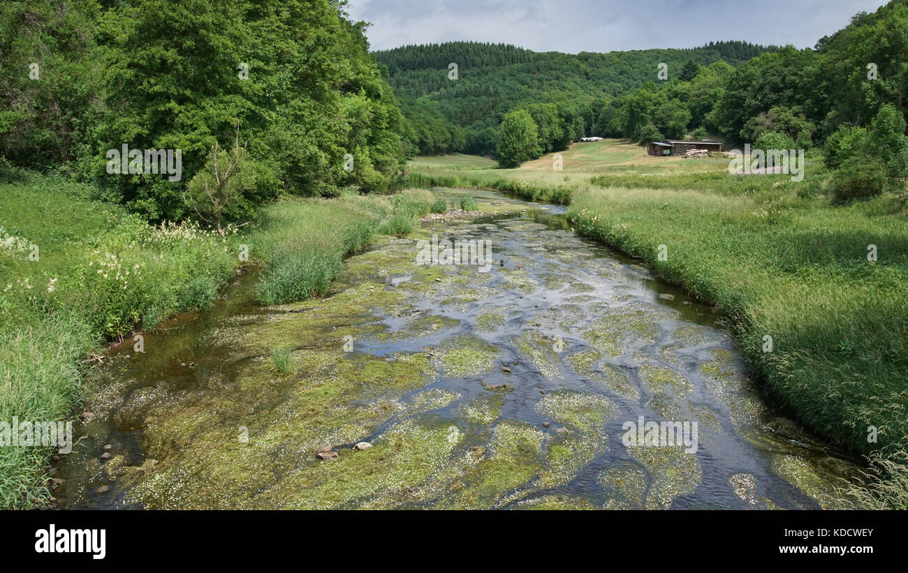 Landscape of Eifel area close to Bitburg, Germany, Europe Stock Photo ...