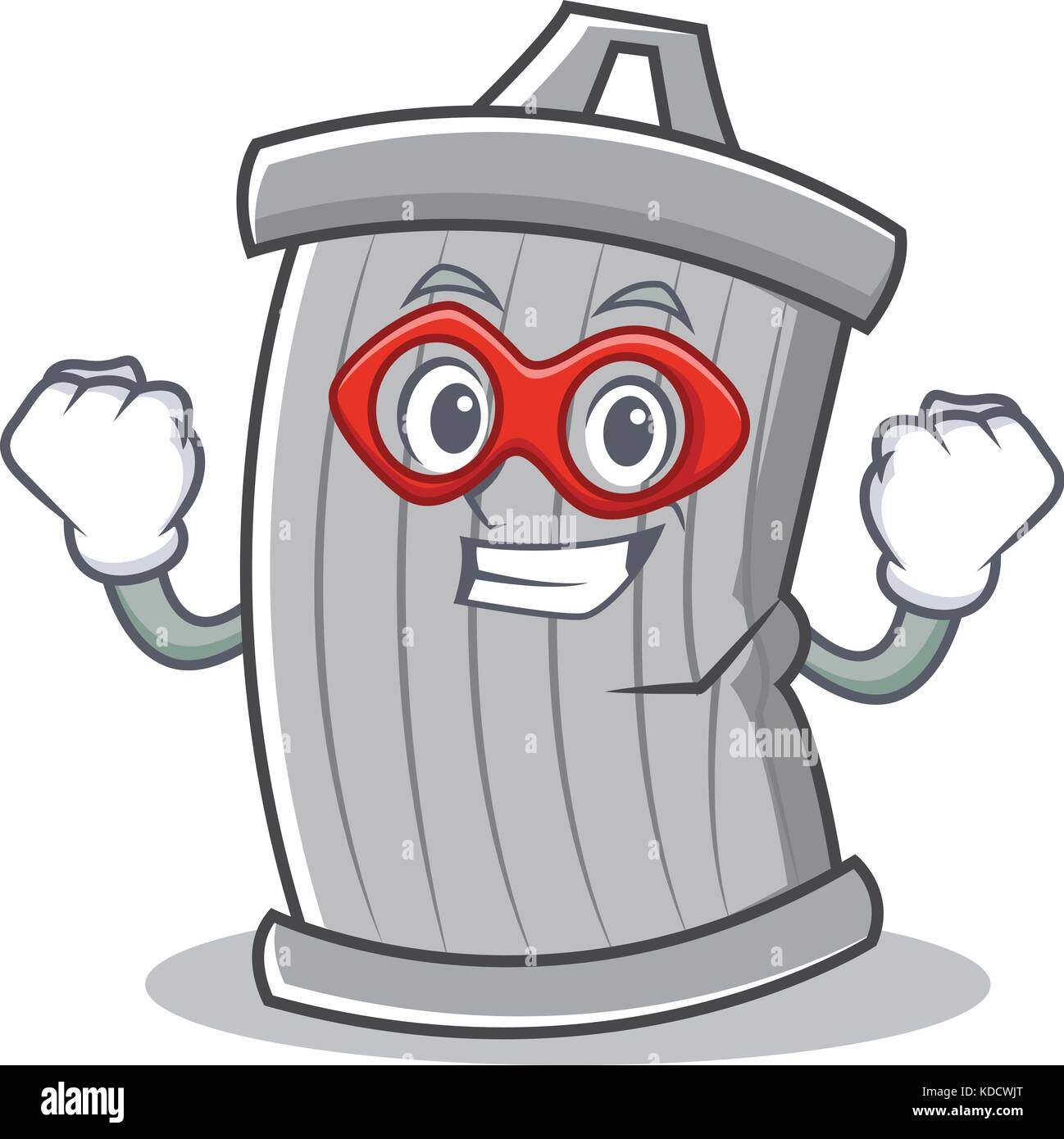 Super hero trash character cartoon style Stock Vector Image & Art - Alamy
