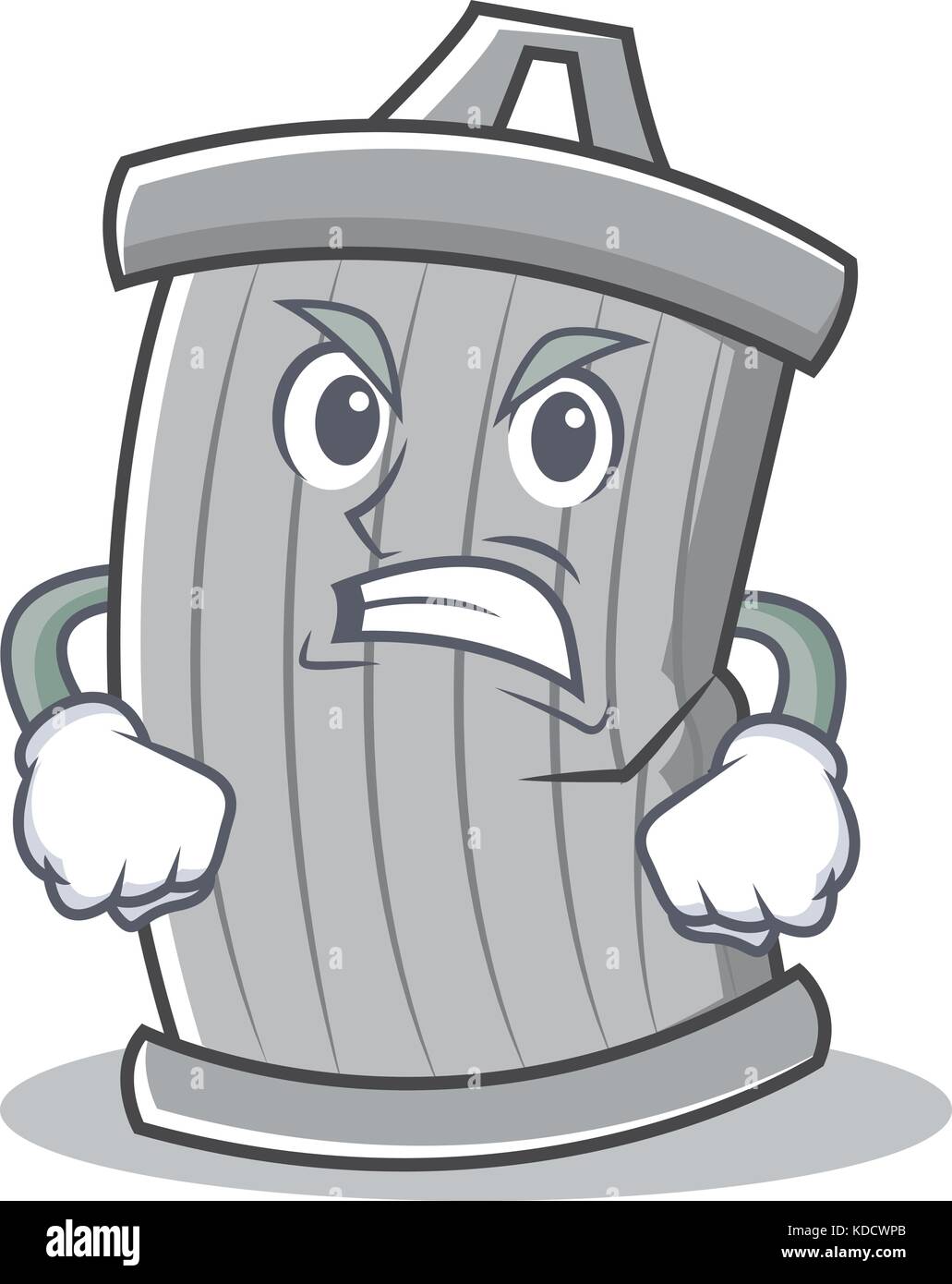 Angry trash character cartoon style Stock Vector Image & Art - Alamy