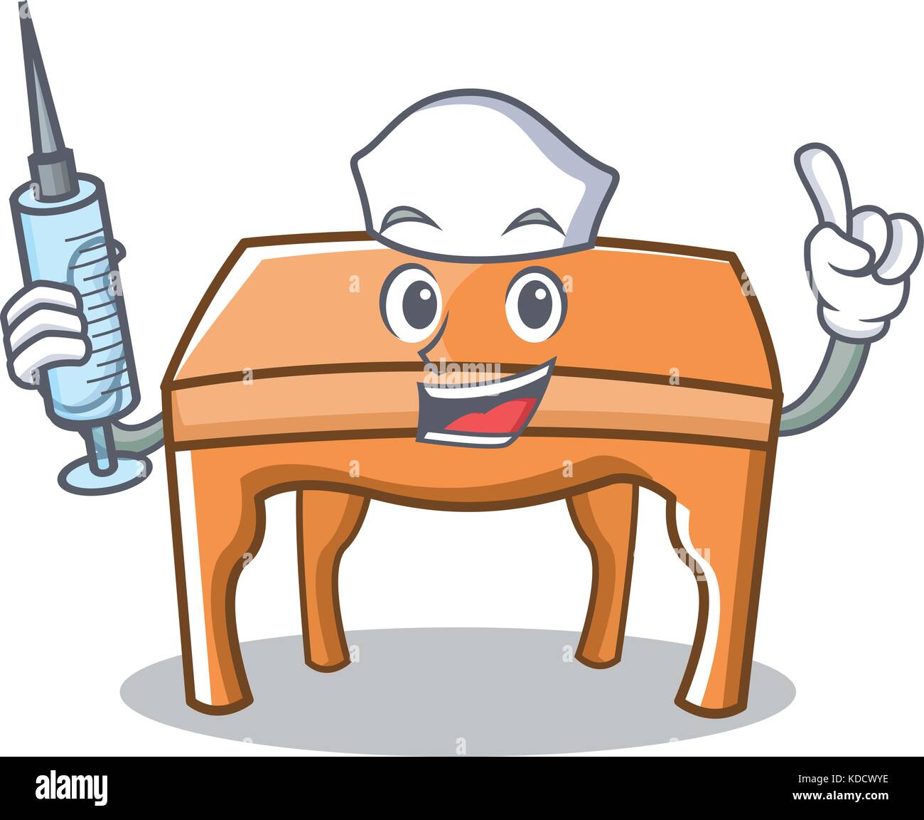 Nurse table character cartoon style Stock Vector Image & Art - Alamy