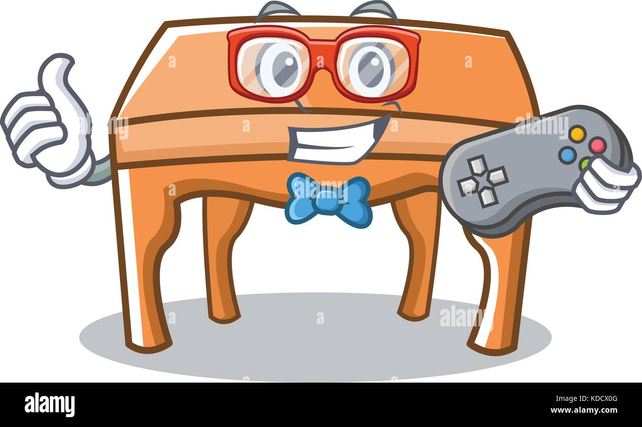 Gamer table character cartoon style Stock Vector Image & Art - Alamy