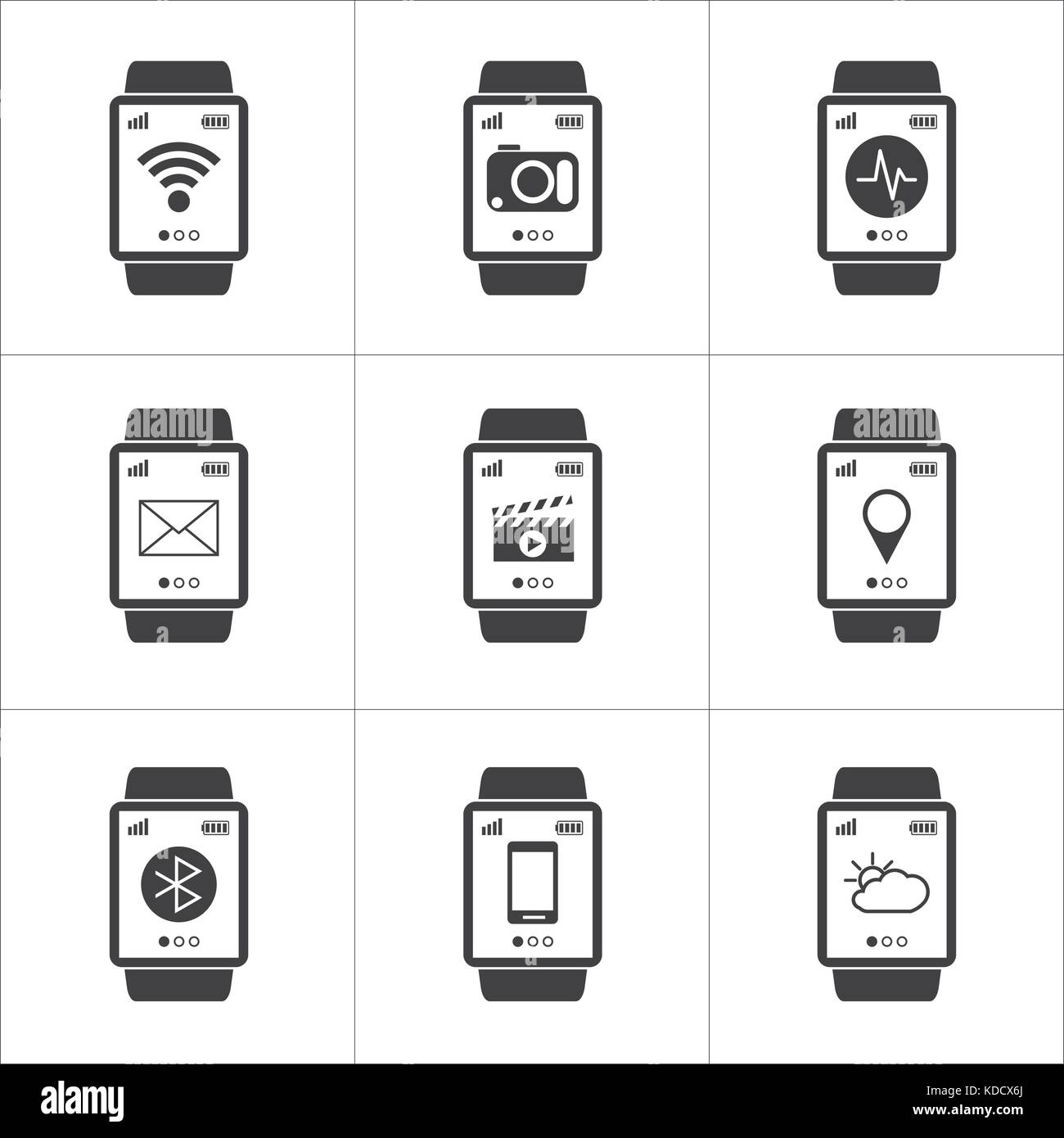 smart watch icon Stock Vector Image & Art - Alamy