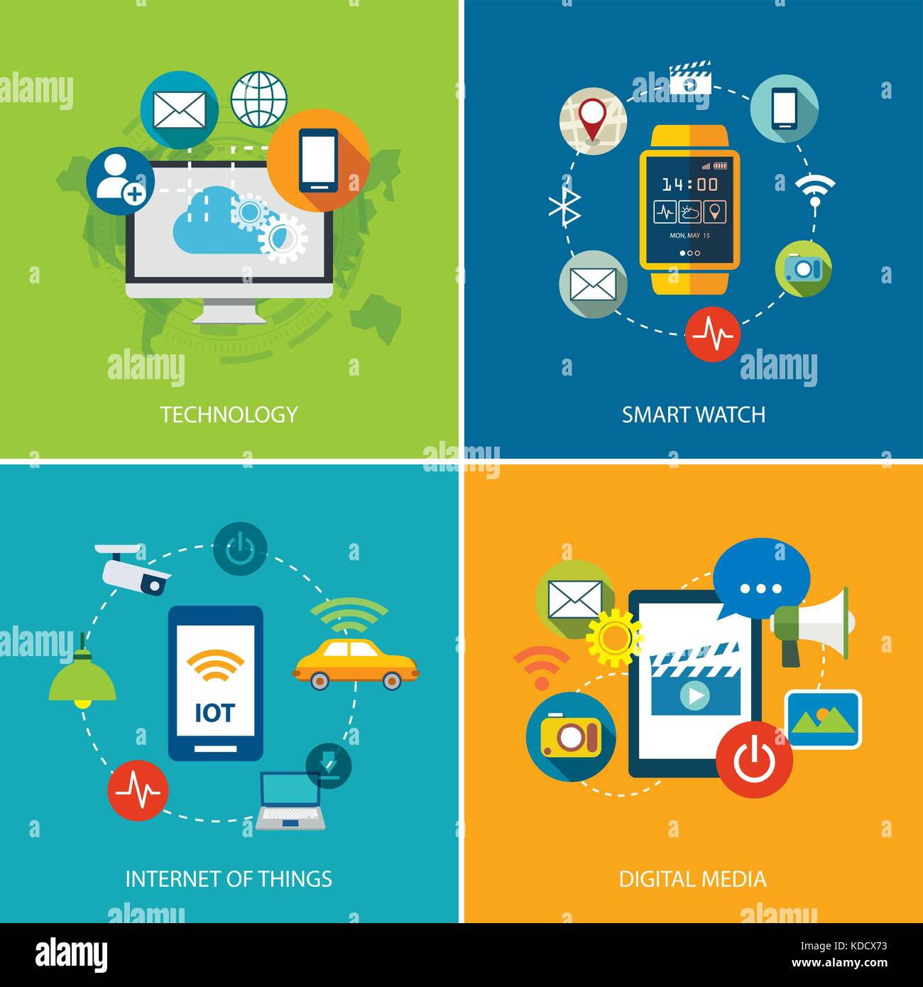 Red things Stock Vector Images - Alamy