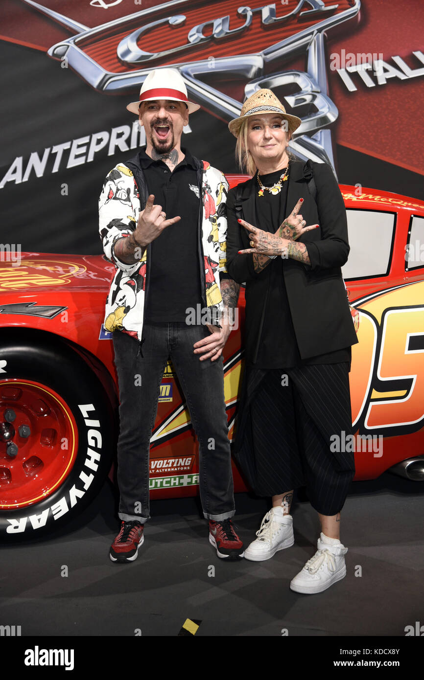 Photocall for Disney Pixar's 'Cars 3' in Milan, Italy. Featuring: J-Ax ...