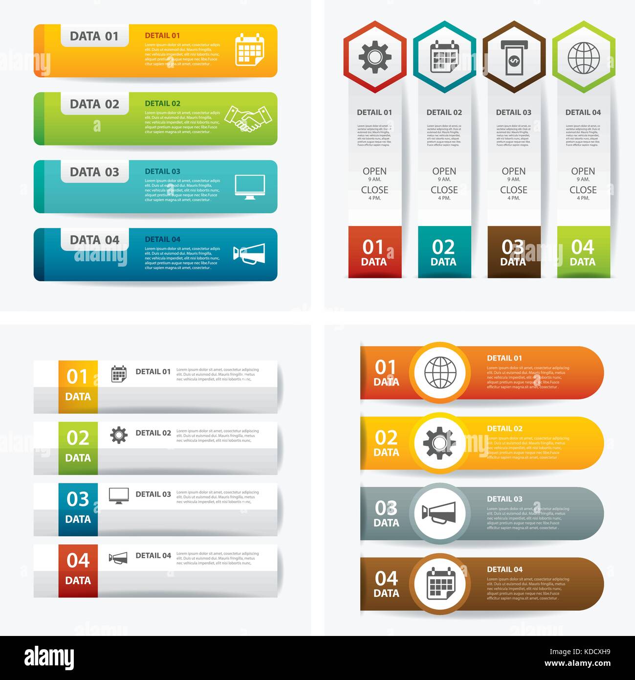 Data processes Stock Vector Images - Alamy