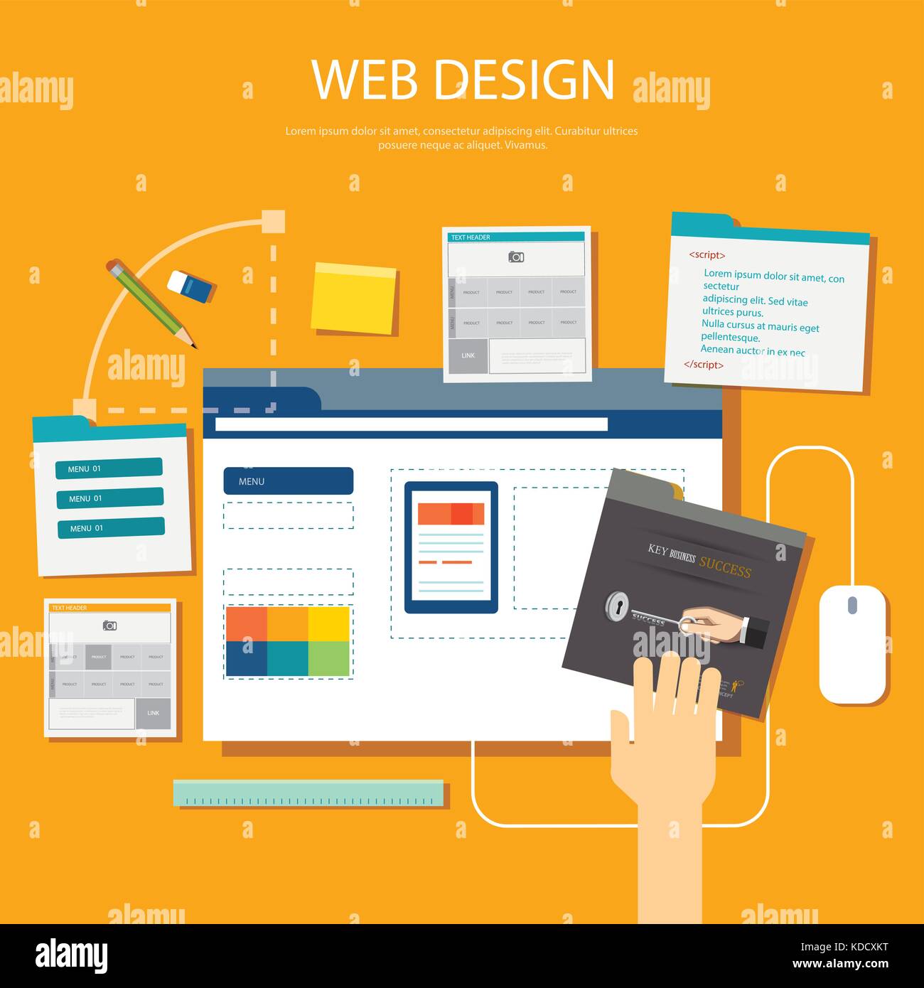 Development project Stock Vector Images - Alamy