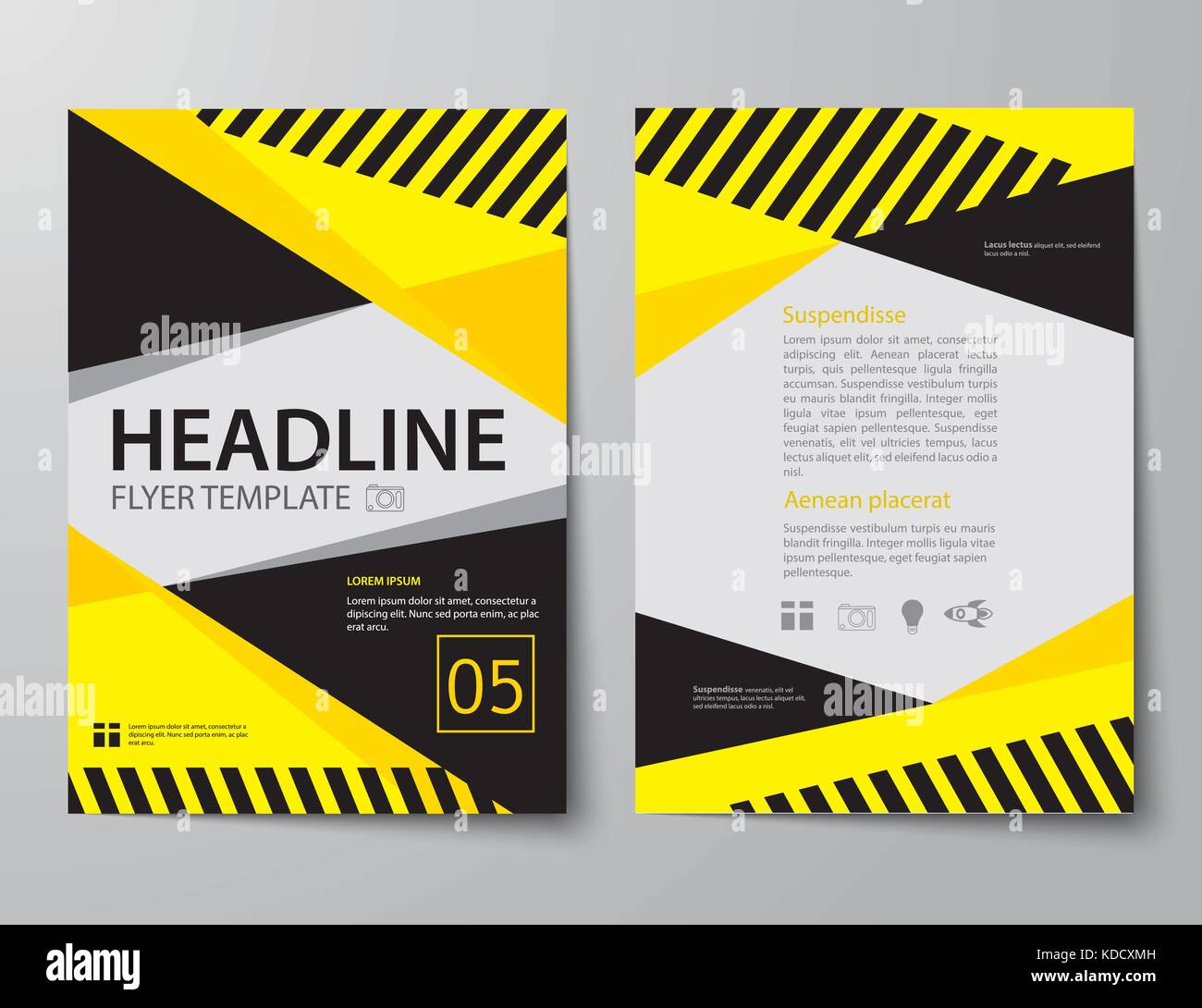 set of business magazine cover , flyer, brochure flat design templates ...