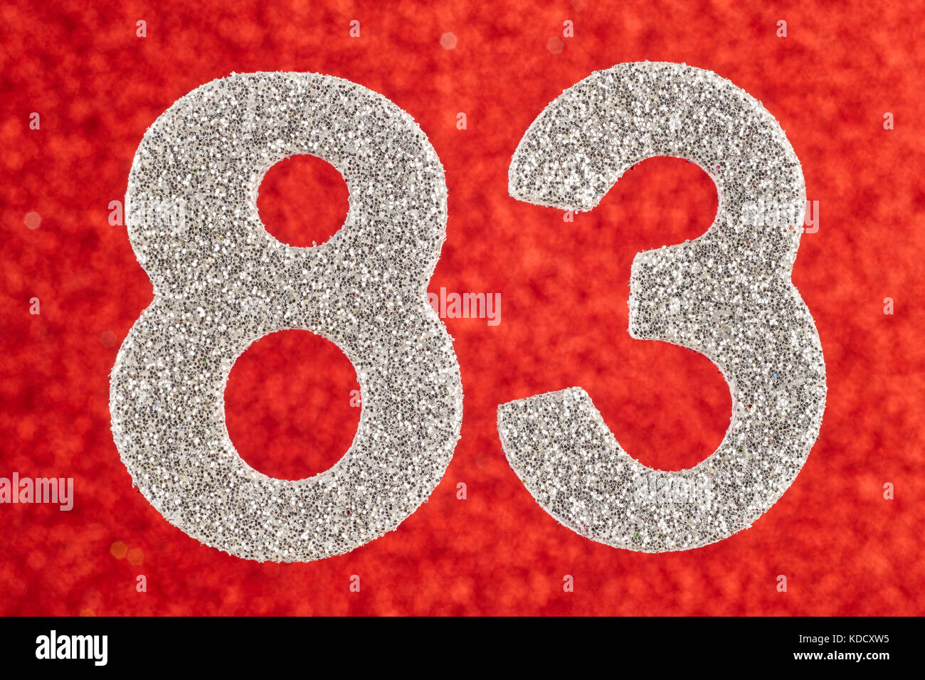 Eighty three number numbers hi-res stock photography and images - Alamy