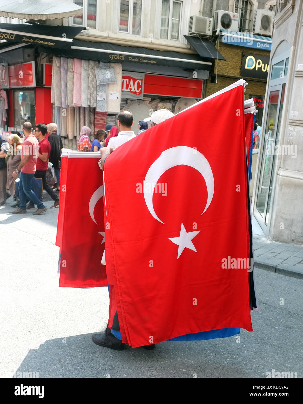 Turkish nationalist flags hi-res stock photography and images - Alamy