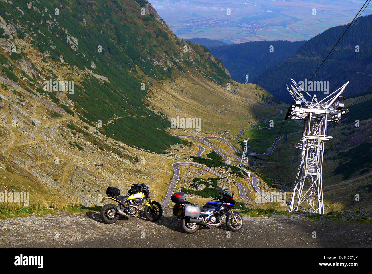 Transfagarasan motorcycles hi-res stock photography and images - Alamy