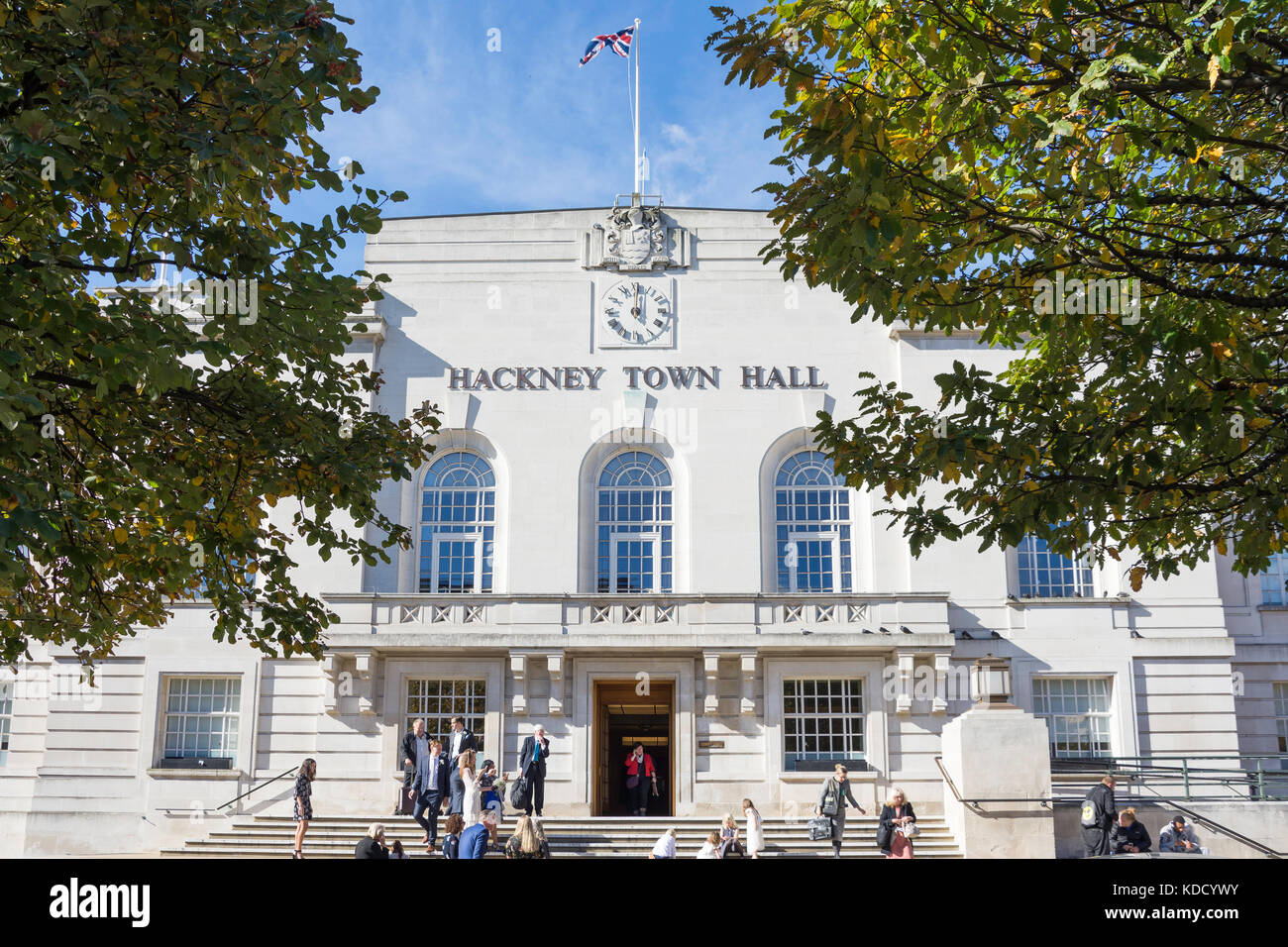 Hackney Town Hall, Mare Street, Hackney Central, London Borough of ...