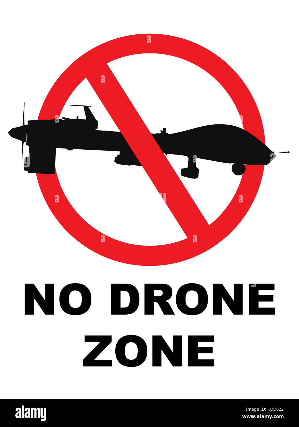 No drone sign Cut Out Stock Images & Pictures - Alamy