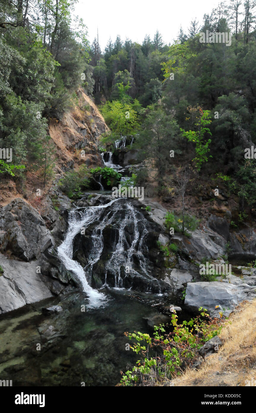 The Beautiful Crystal Creek Falls At Whiskeytown National Recreation