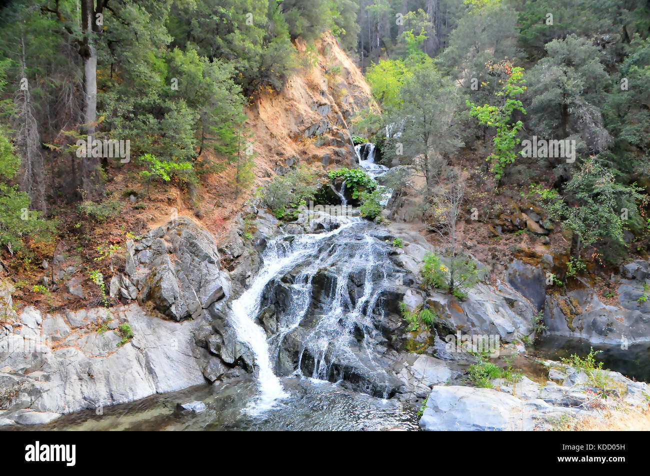 The Beautiful Crystal Creek Falls At Whiskeytown National Recreation