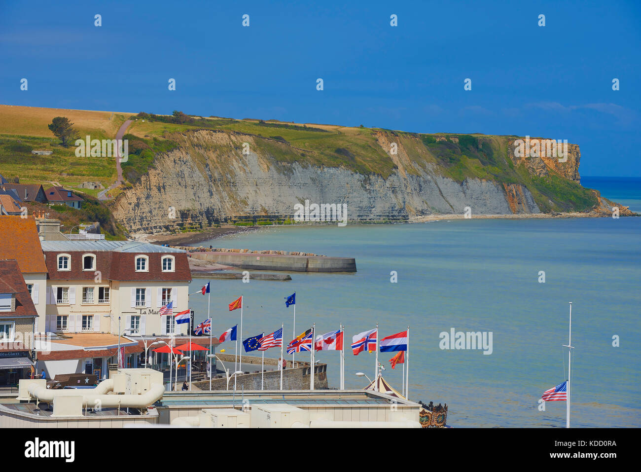 Arromanches-Les-Bains. D-Day landing beach, D-DAY Landing Site, Second ...
