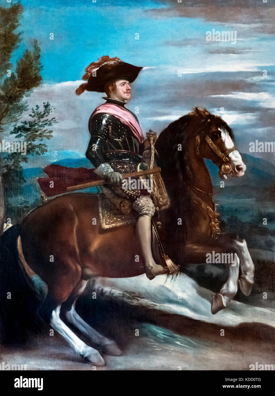 Portrait of king philip iv of spain diego velázquez hi-res stock ...