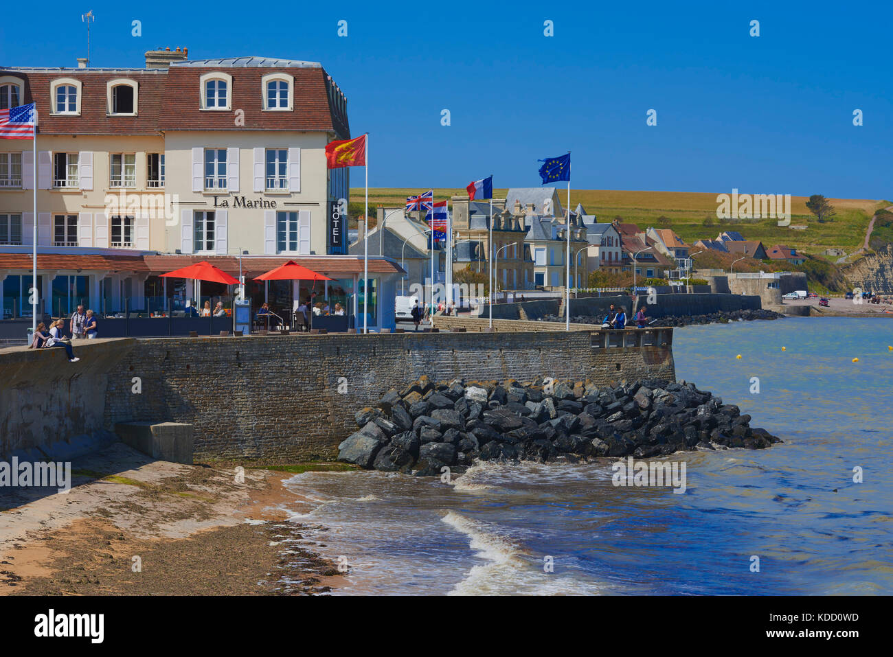 Arromanches-Les-Bains. D-Day landing beach, D-DAY Landing Site, Second ...
