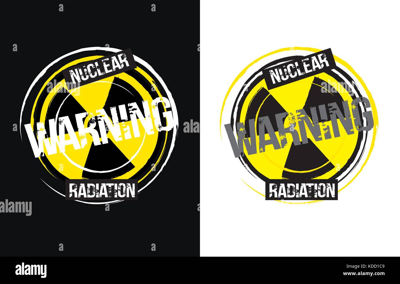 Radiation emblem Stock Vector Images - Alamy