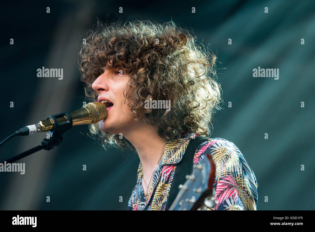 BENICASSIM, SPAIN - JUL 14: Temples (psychedelic pop music band ...