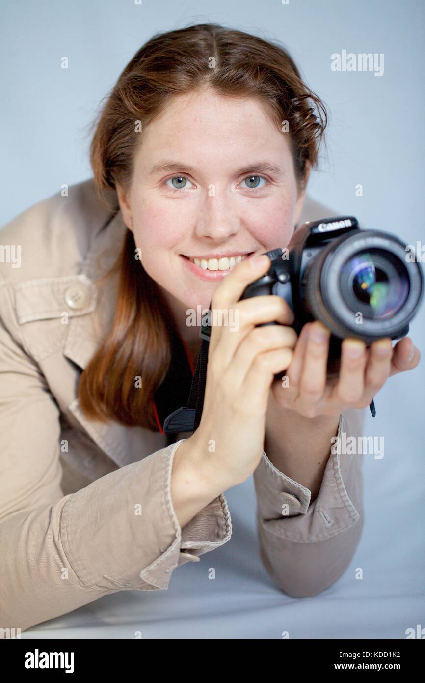 Female photographer camera viewfinder hi-res stock photography and ...