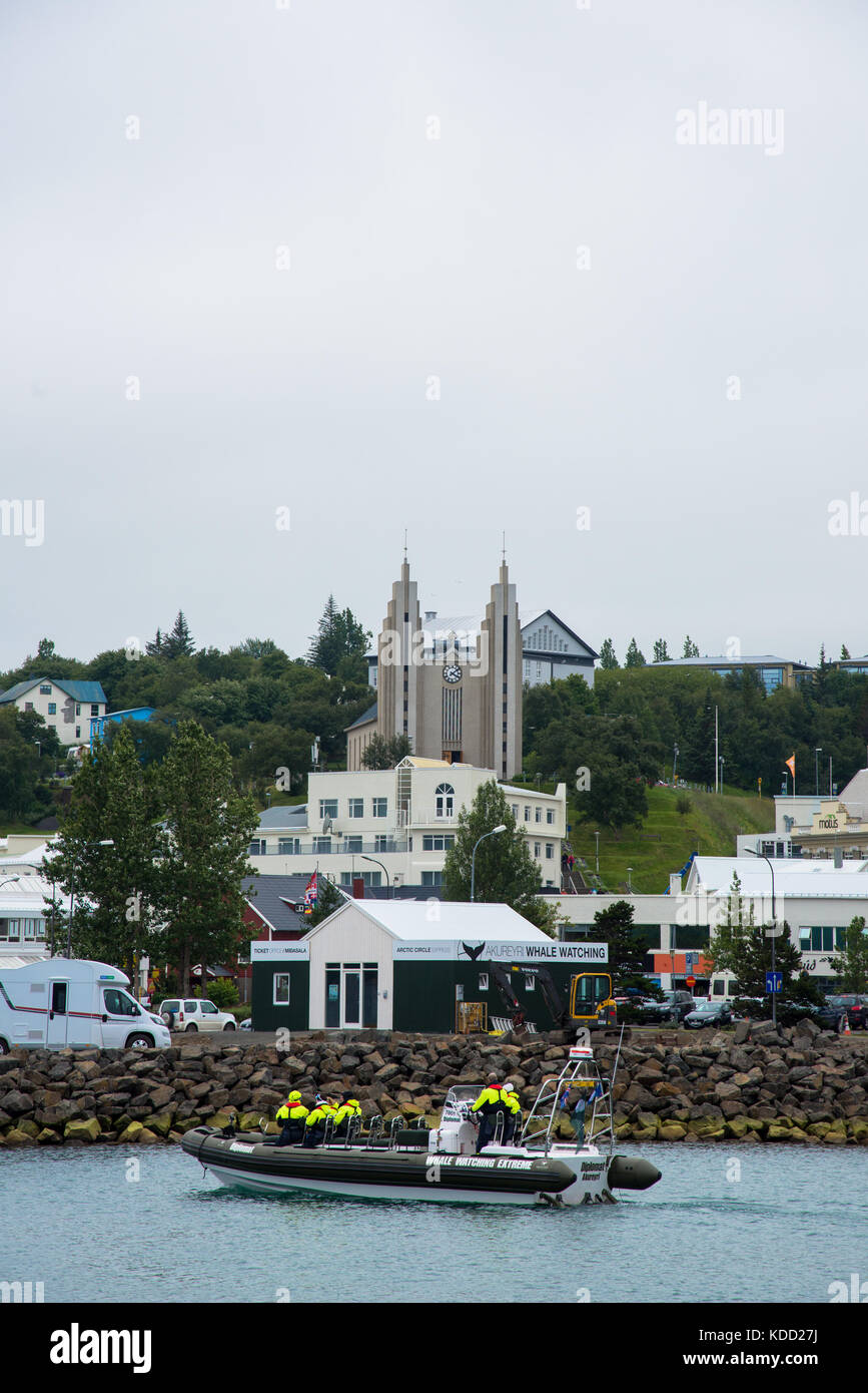 Akureyri harbour whale hi-res stock photography and images - Alamy