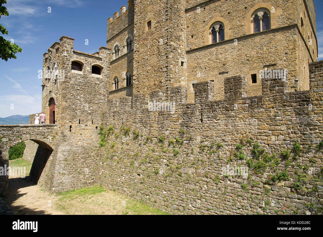 Medieval Castello di Poppi (Poppi Castle) or Castello dei Conti Guidi ...