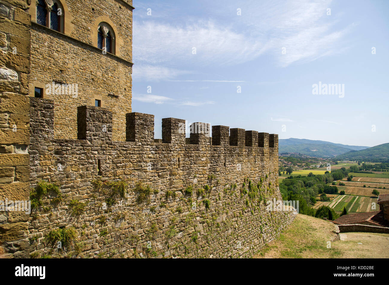 Medieval Castello di Poppi (Poppi Castle) or Castello dei Conti Guidi ...