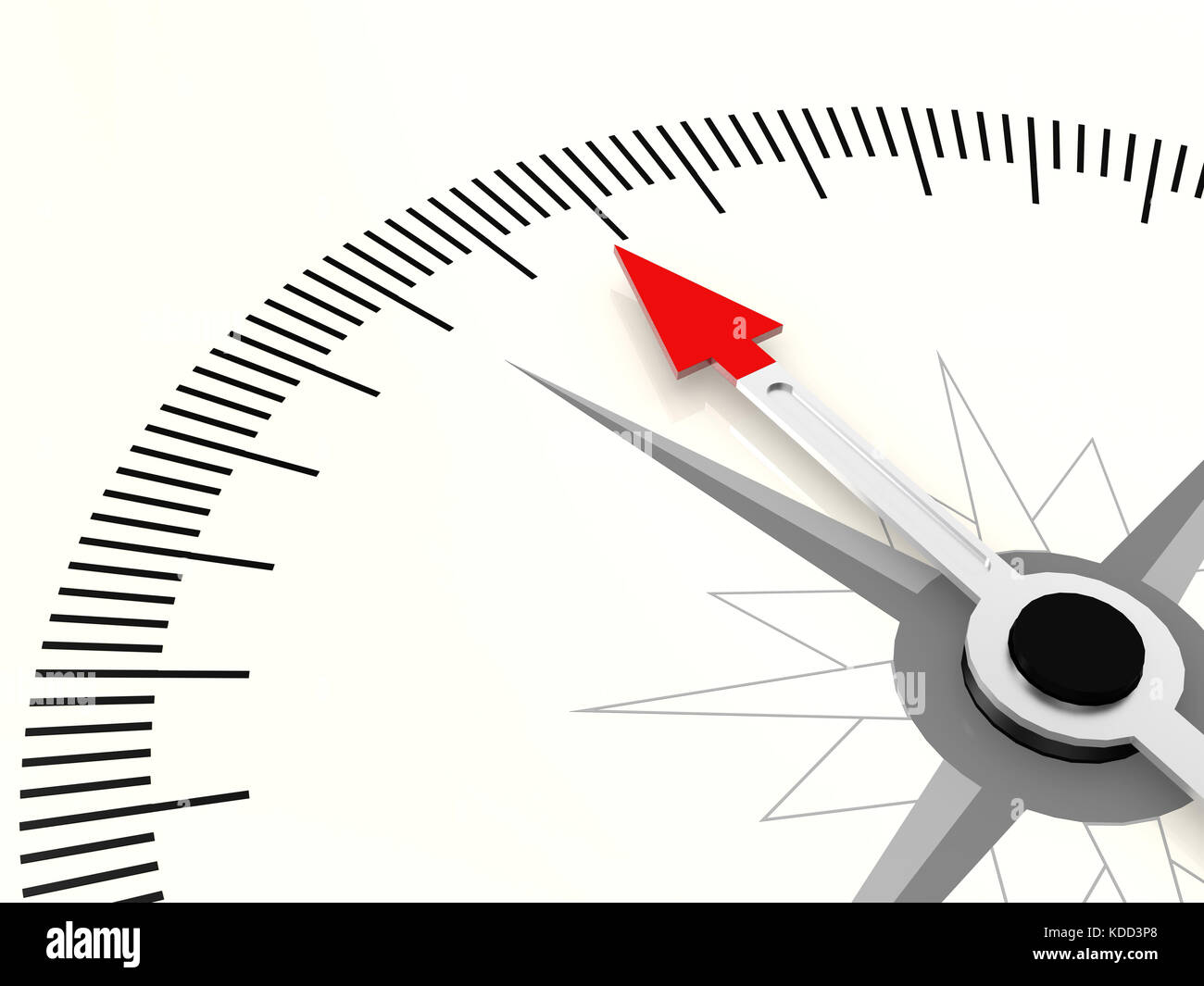 Red compass isolated on white, 3D rendering Stock Photo - Alamy