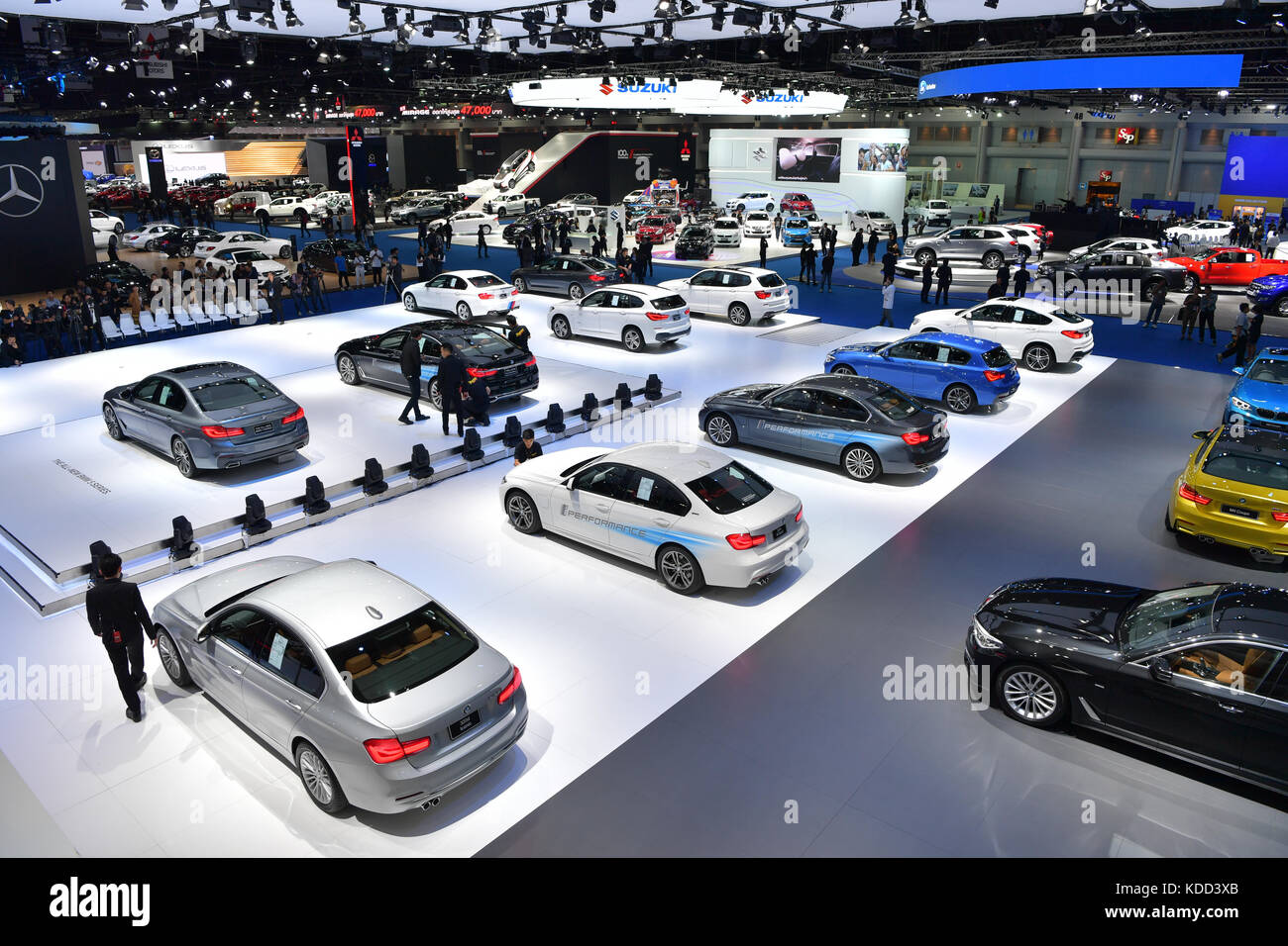 NONTHABURI - MARCH 28: BMW car on display at The 38th Bangkok ...