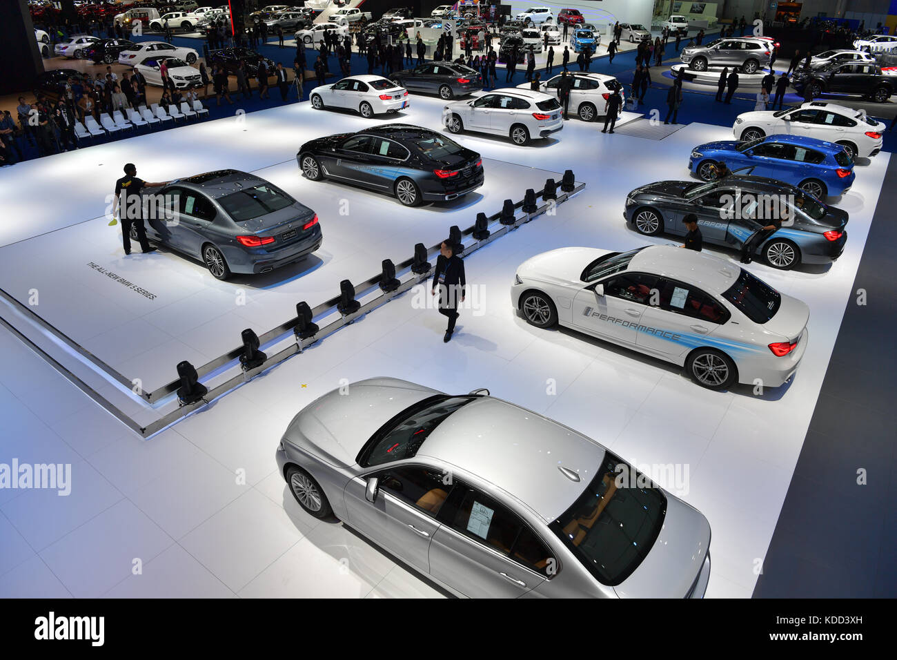 NONTHABURI - MARCH 28: BMW car on display at The 38th Bangkok ...
