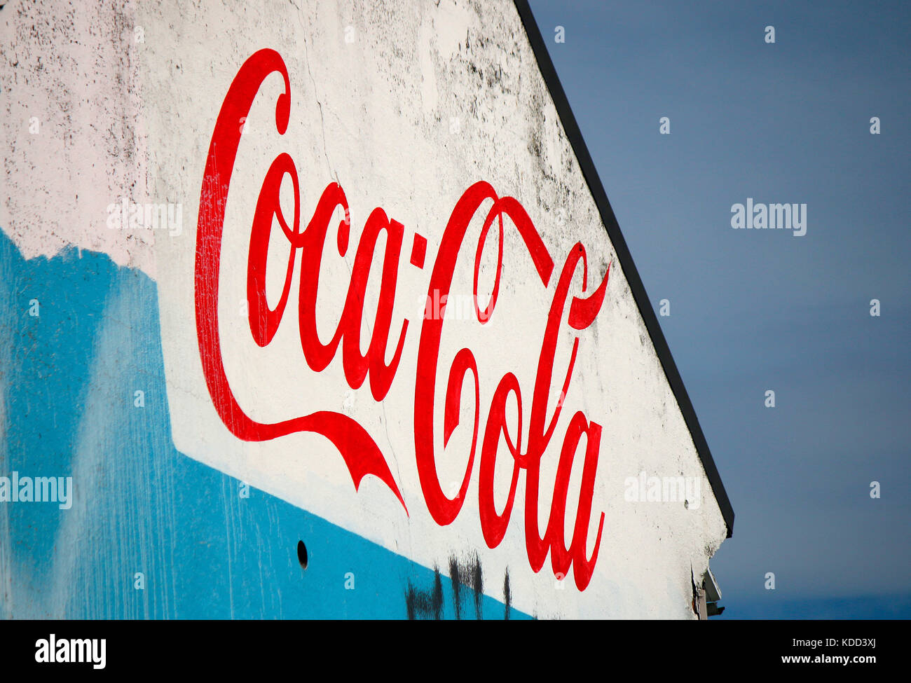 Logo - Markenname/ brand name: Coca Cola, Reykjavik, Island Stock Photo ...