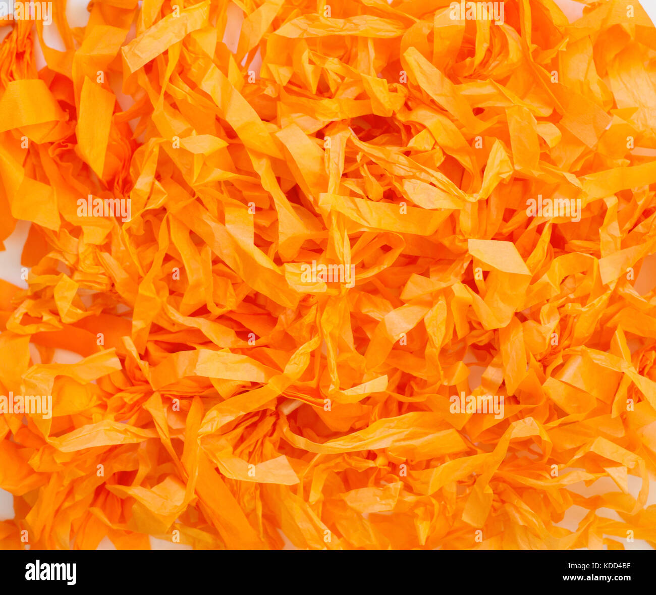 Crumpled orange tissue paper Stock Photo - Alamy