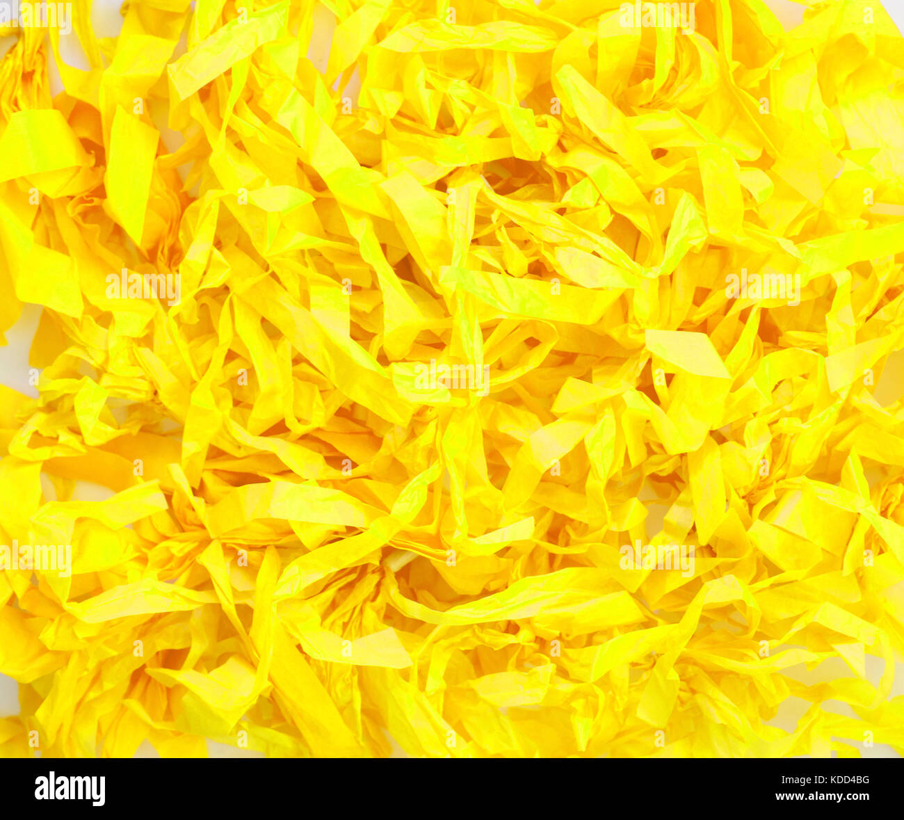 Crumpled yellow tissue paper Stock Photo - Alamy
