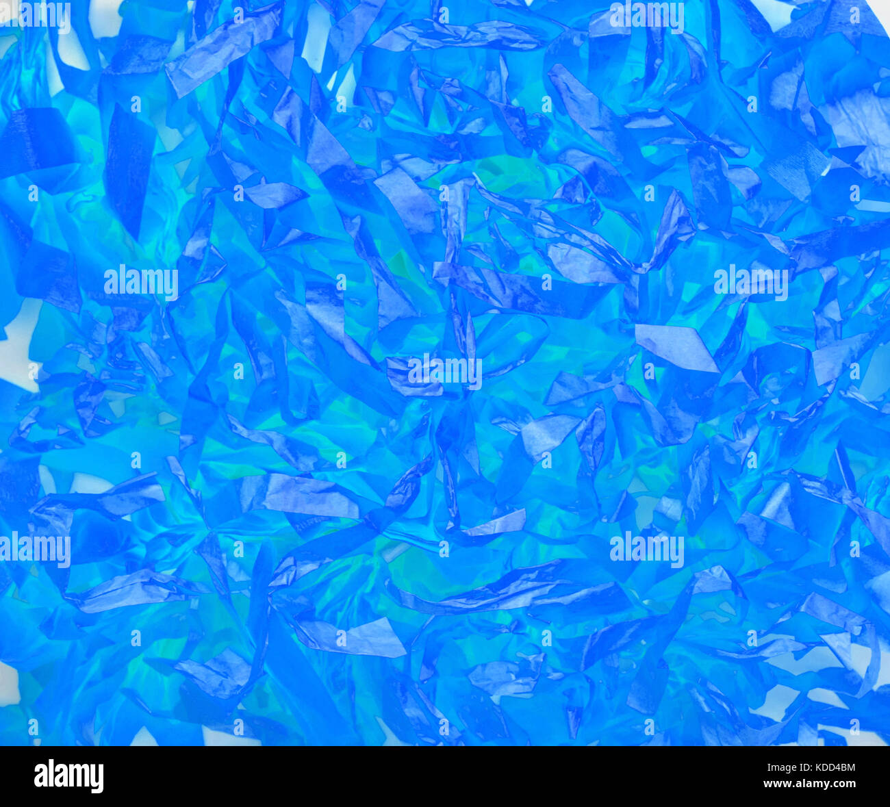 Crumpled blue tissue paper Stock Photo - Alamy