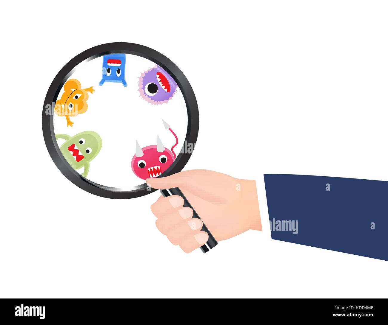 Mini monster Stock Vector Images - Alamy