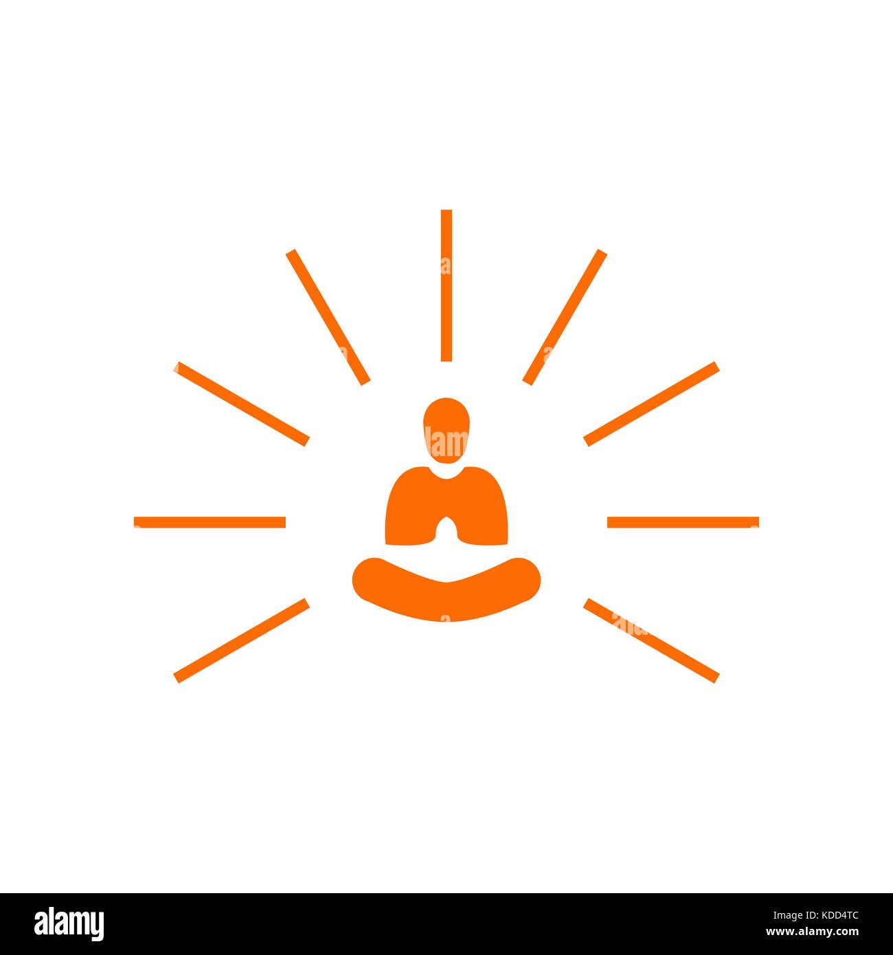 Meditation logo vector hi-res stock photography and images - Alamy