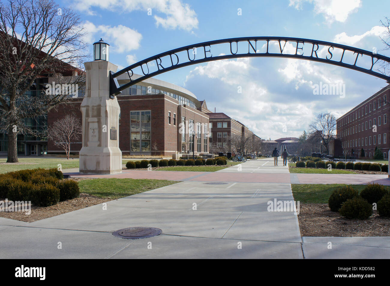 Purdue, JAN 30: The beautiful Gateway to the Future Arch of Purdue ...