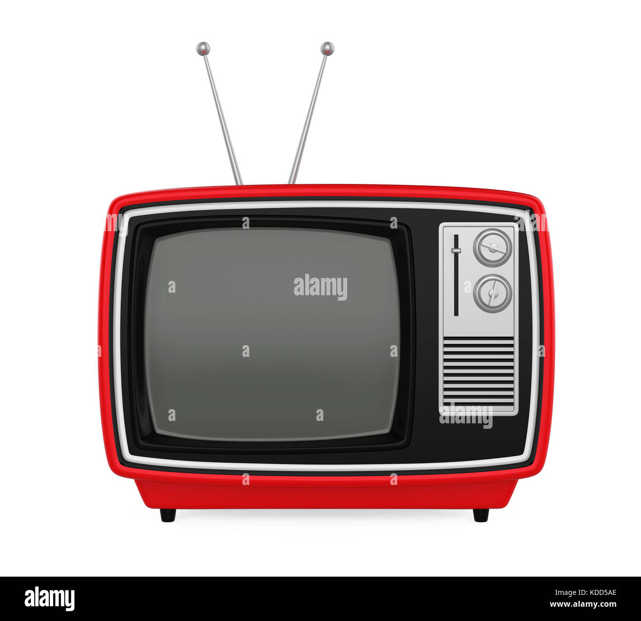 Retro Television Isolated Stock Photo - Alamy