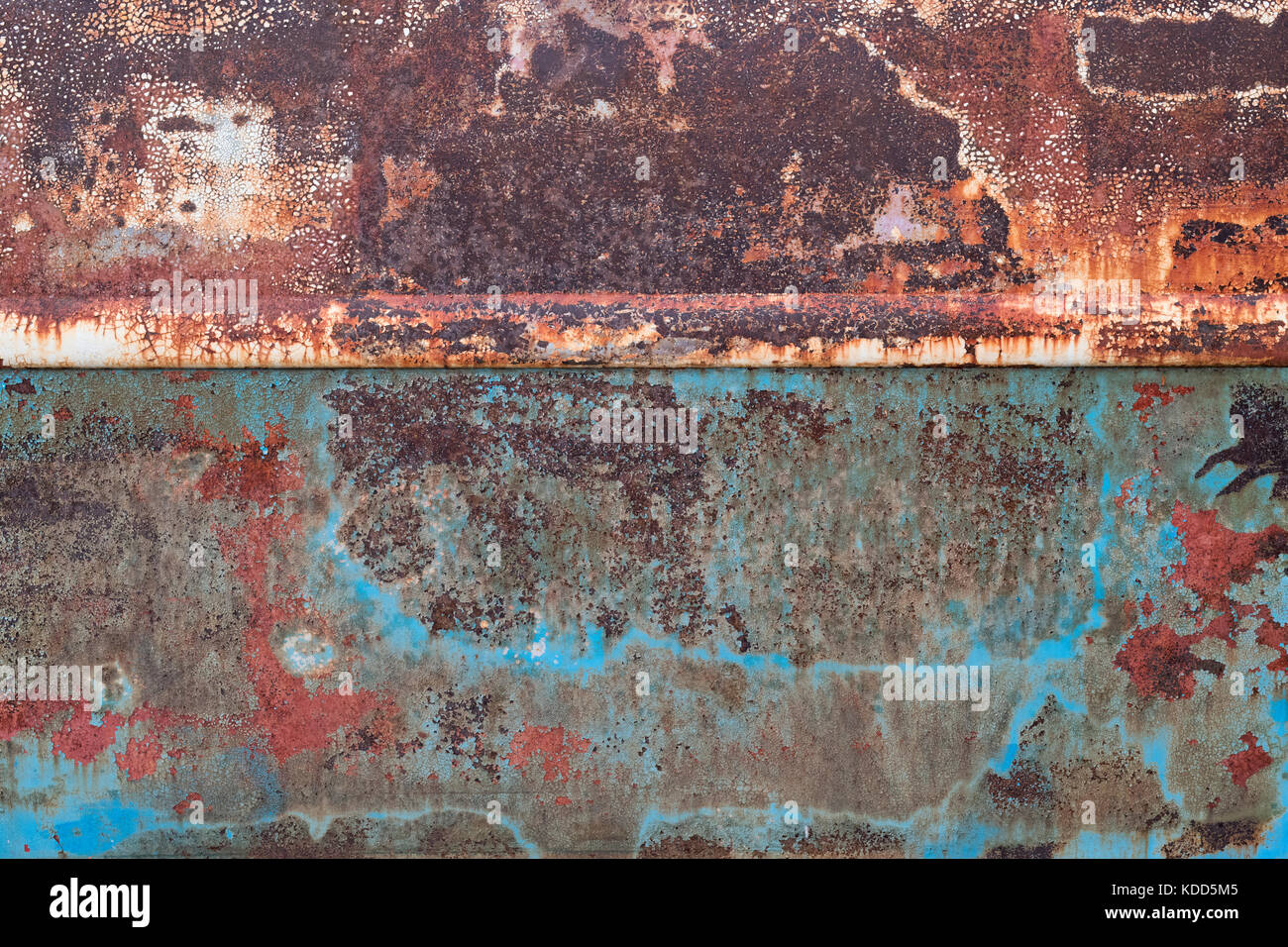 VW Volkswagen split screen panel van rusted metal side panel with ...