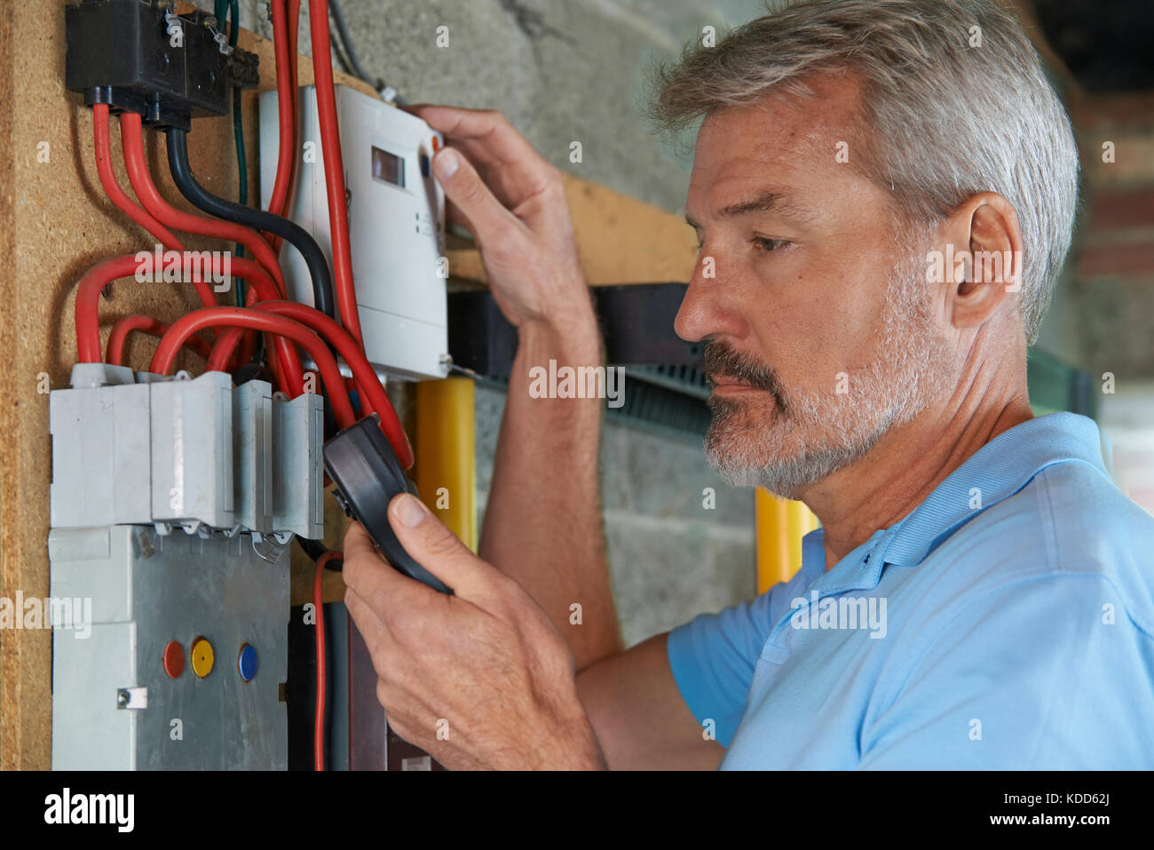 Electricity meter installation hi-res stock photography and images - Alamy