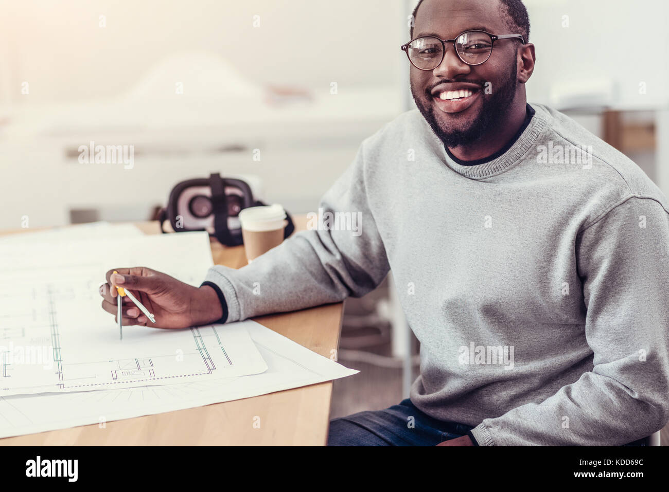 Technical drawing and glasses hi-res stock photography and images - Alamy