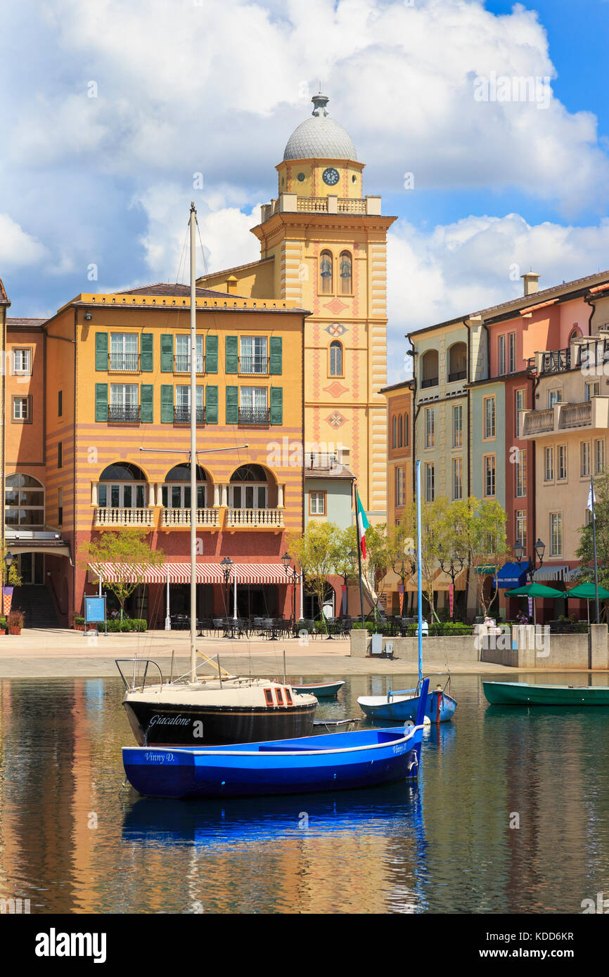 Portofino hotel, part of Universal Studios theme park, Orlando, Florida ...